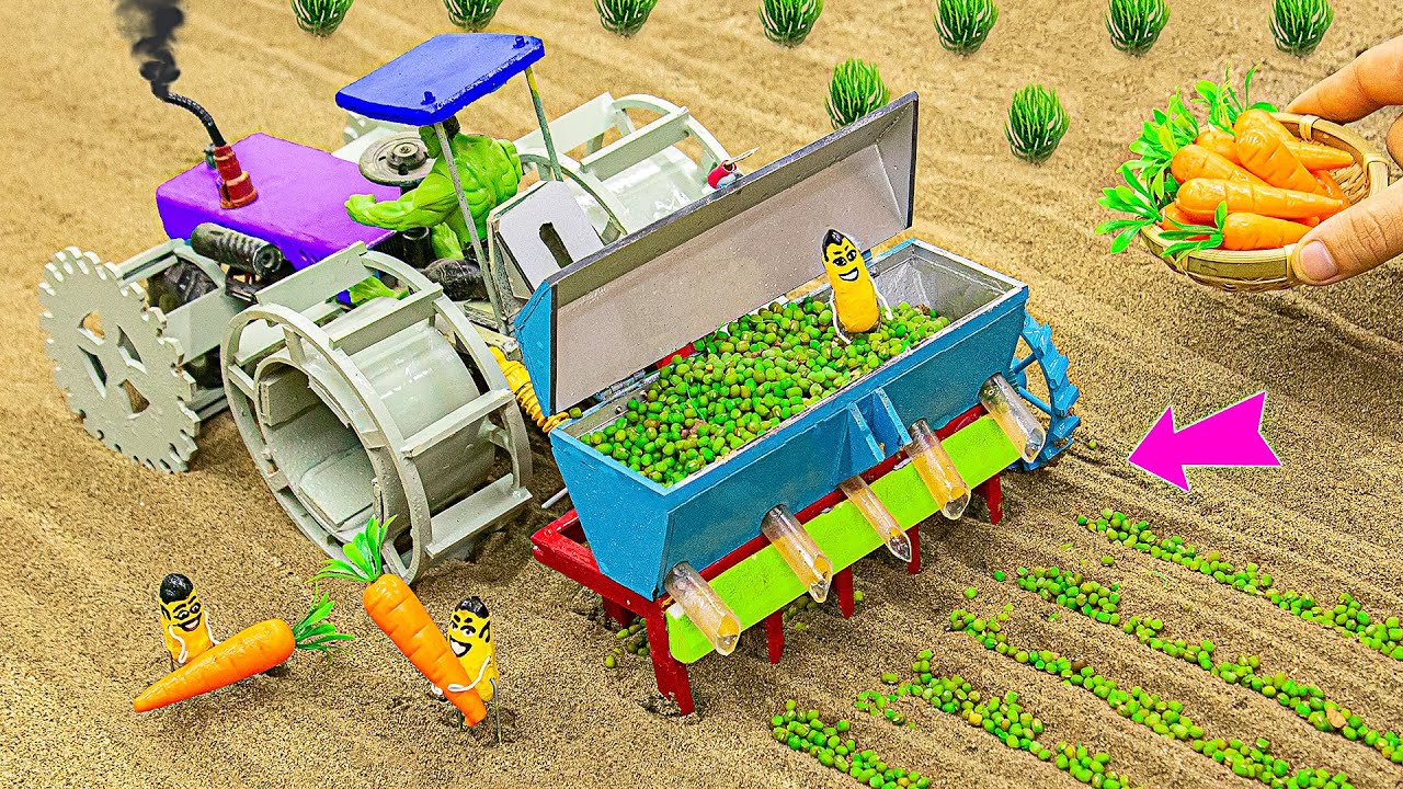 Top the most video part #13 Sunfarming | Diy tractor making mini ...