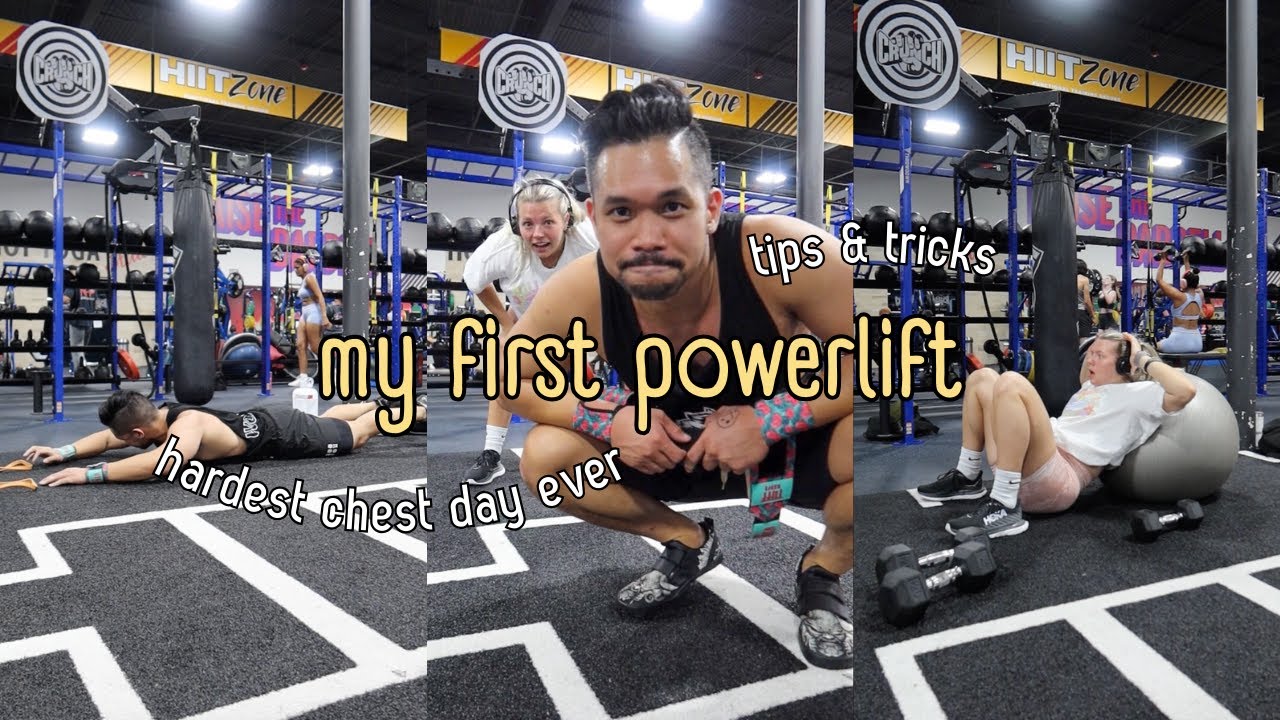 let's try powerlifting!!! || tips & tricks, *feel the burnnnnnn* - YouTube