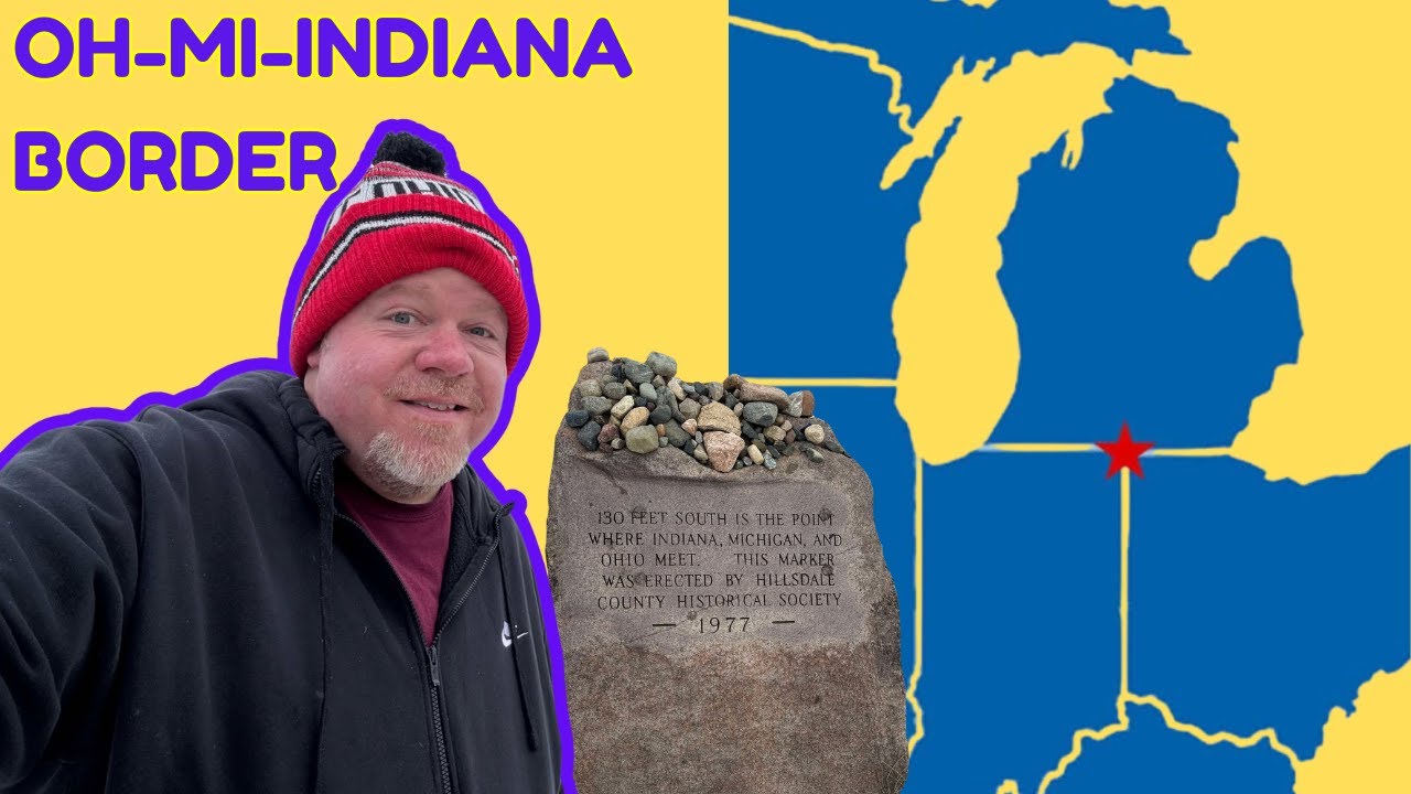 What's at the Ohio, Michigan & Indiana Border? - YouTube