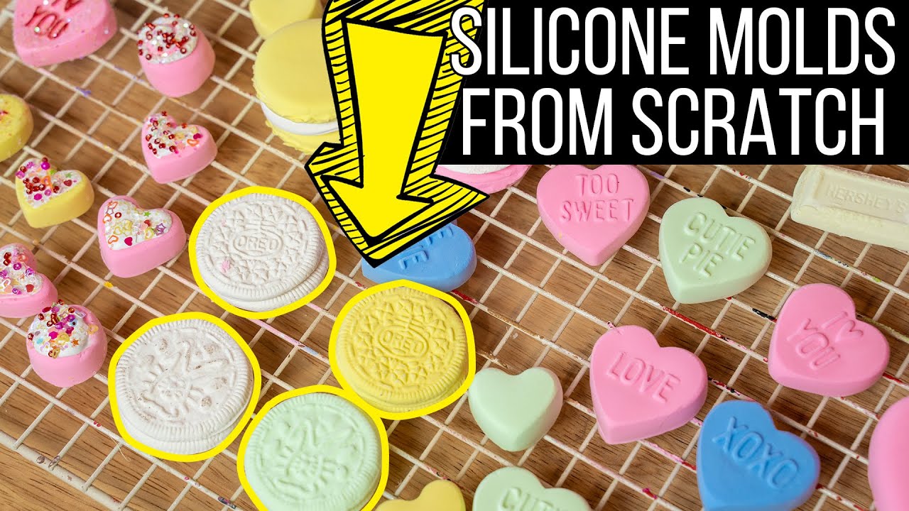 Making Silicone Molds for Fake Bake Crafts - YouTube
