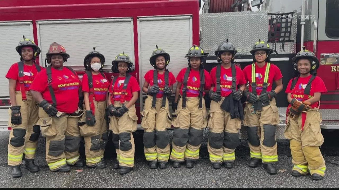 South Fulton camp encourages women to become firefighters - YouTube