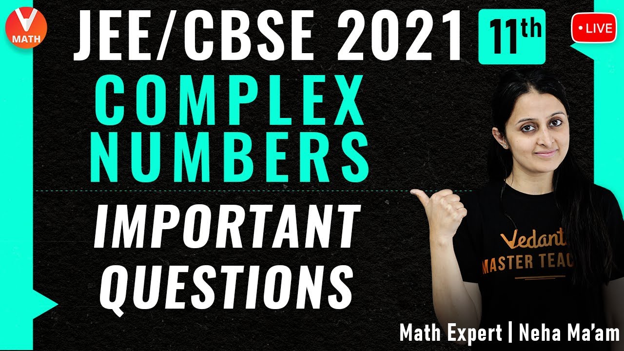 Complex Numbers | Class 11 | Important Questions | Menti Quiz | JEE ...
