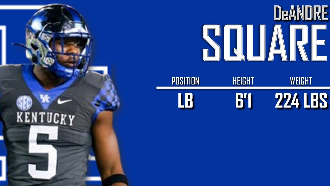 DeAndre Square | #𝟝 | Kentucky Wildcats Linebacker - YouTube