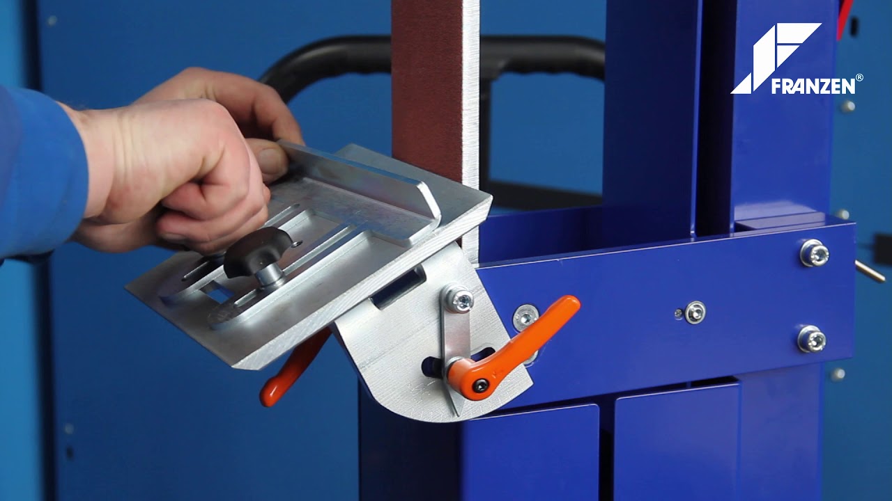 Franzen belt grinder BS1000 - YouTube