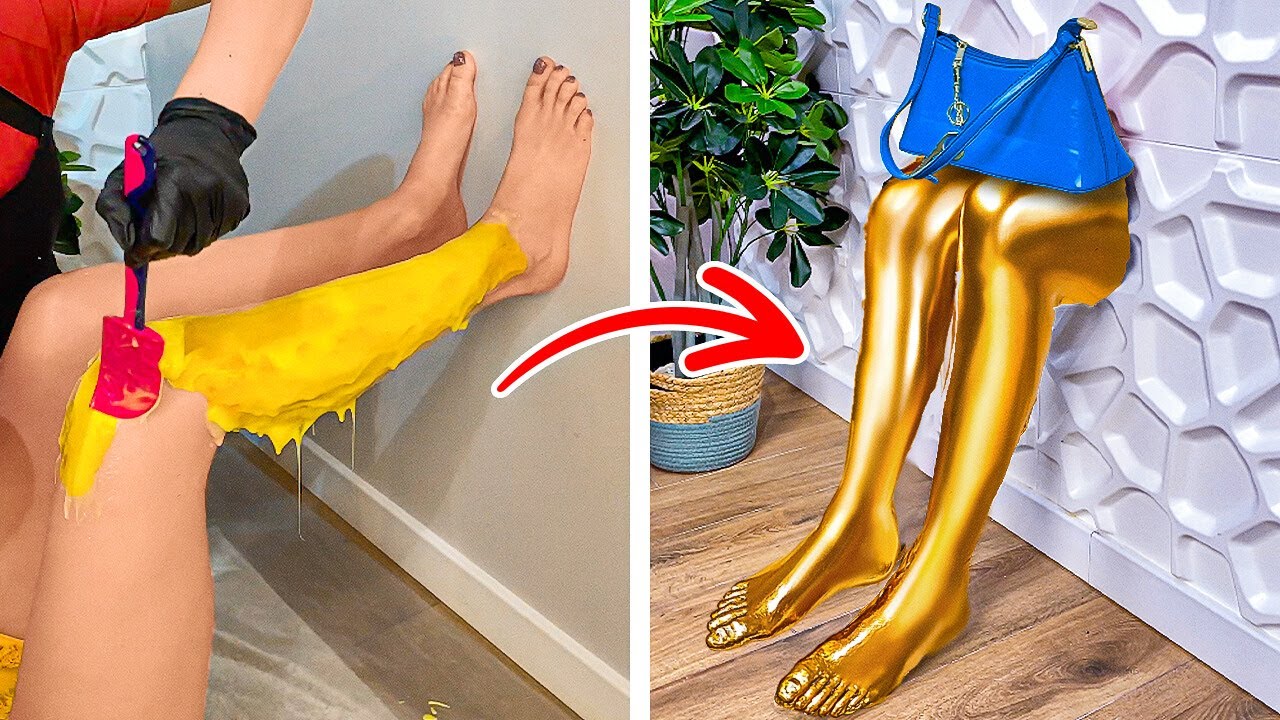 DIY UNGEWÖHNLICHE WOHNDEKORATION 🏡 KREATIVE BASTELIDEEN - YouTube