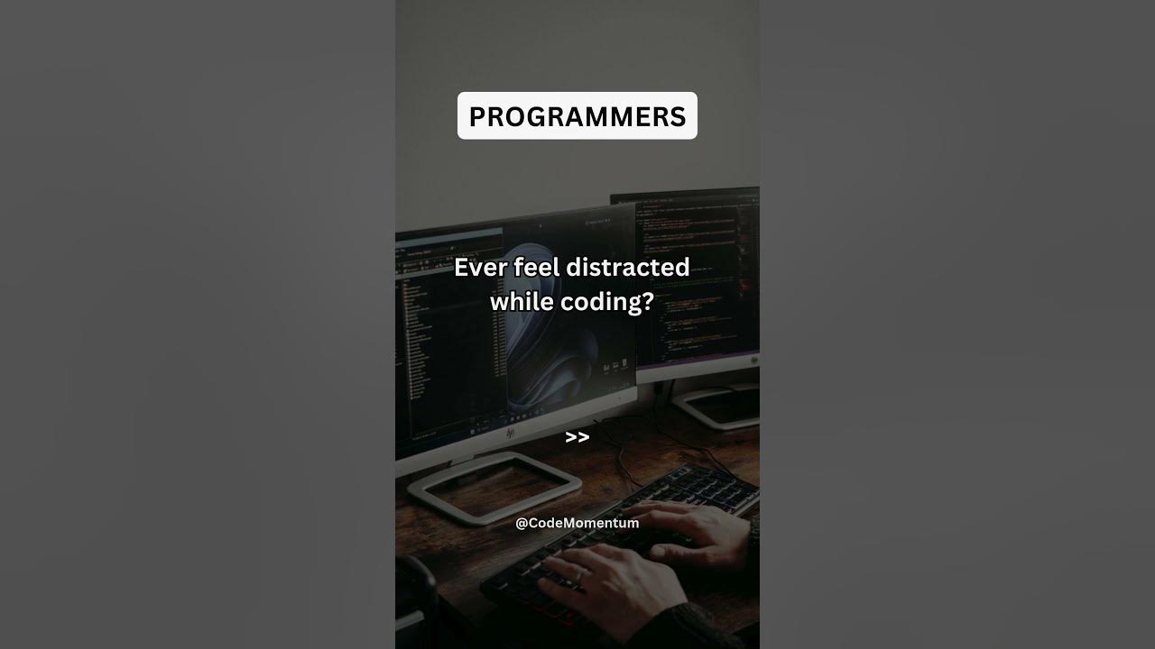 Ever feel distracted while coding? #shorts #programmingfacts #coding #programming - YouTube