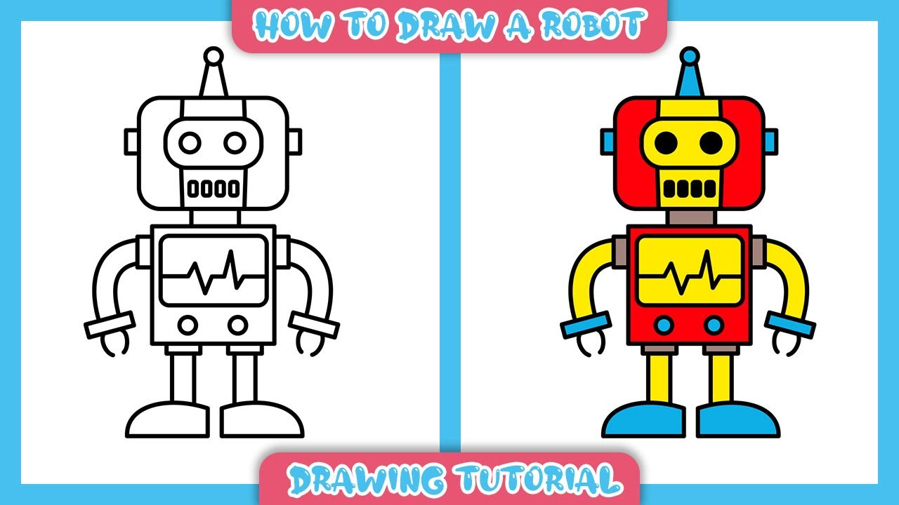 How to Draw a Robot | Claw Machine Hand - YouTube