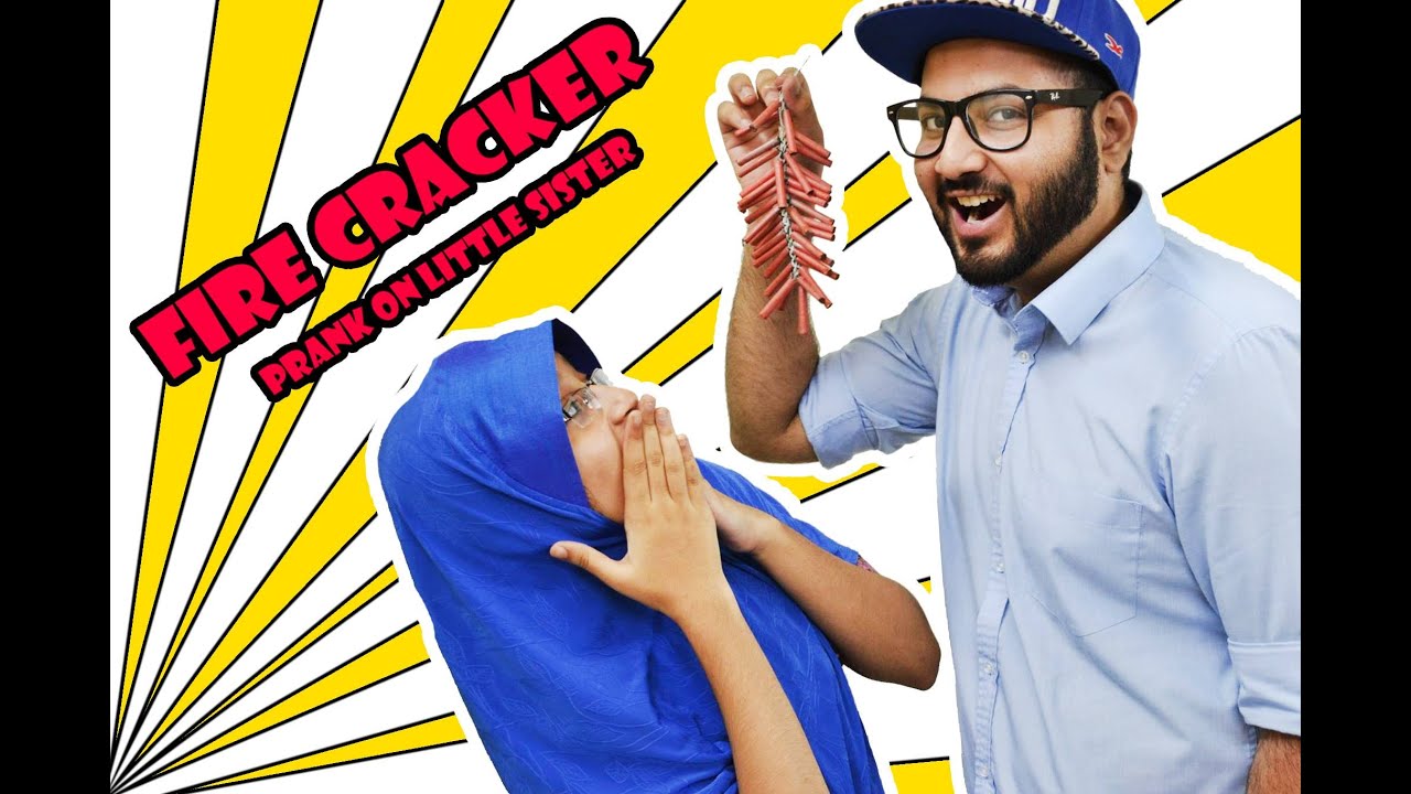 Firecracker Prank On Little Sister | April Fool's 2015 Special - YouTube