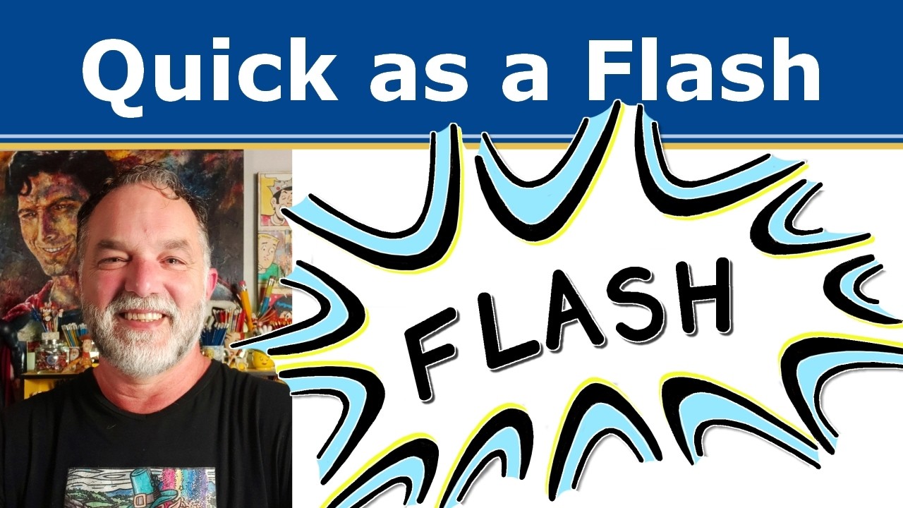 How to Draw Flashes using Cartoon Lines. - YouTube