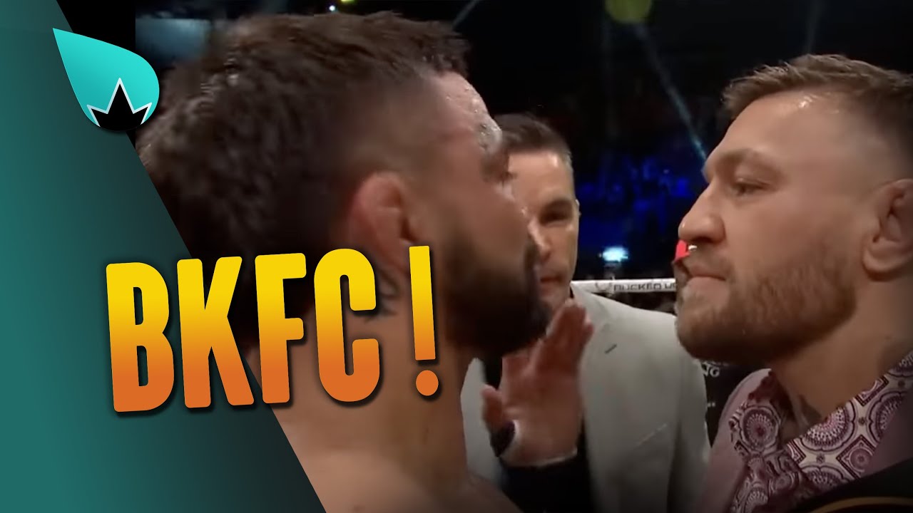 Mike Perry par TKO sur Rockhold puis face à face avec McGregor - YouTube