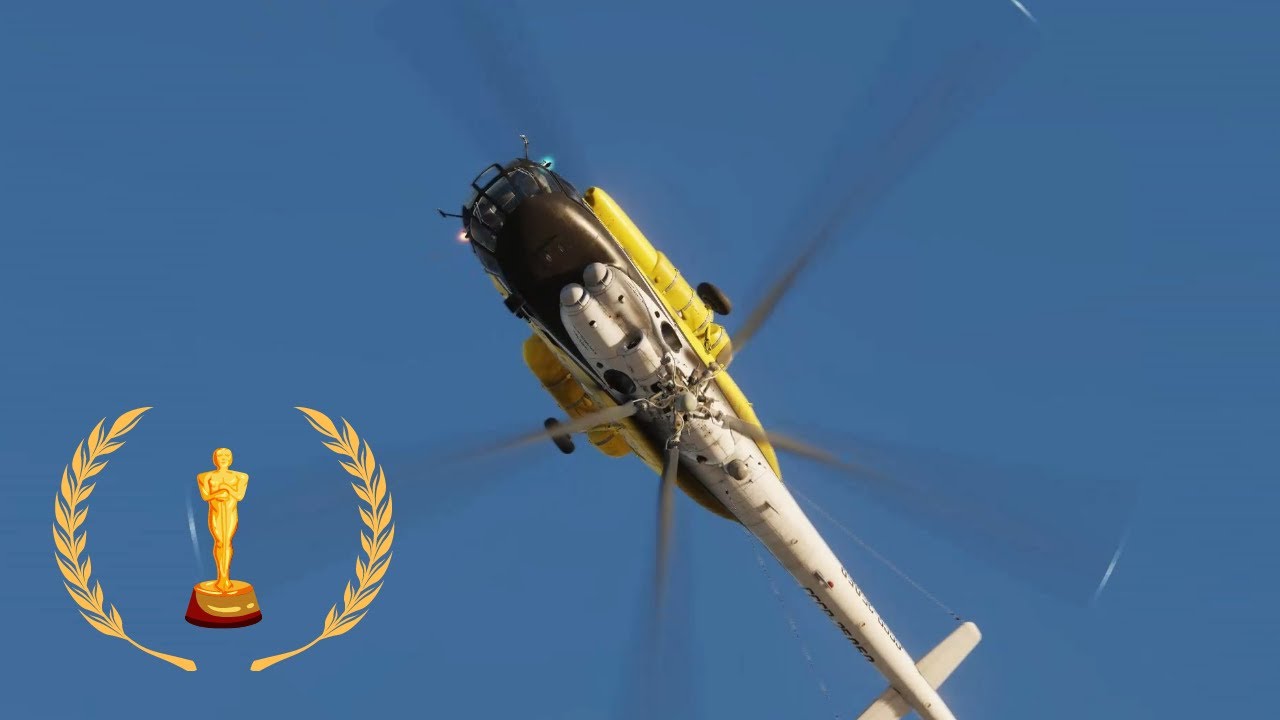 DCS World - Mi-8 helicopter - Roller at a speed of 0 km/h. # 674 - YouTube