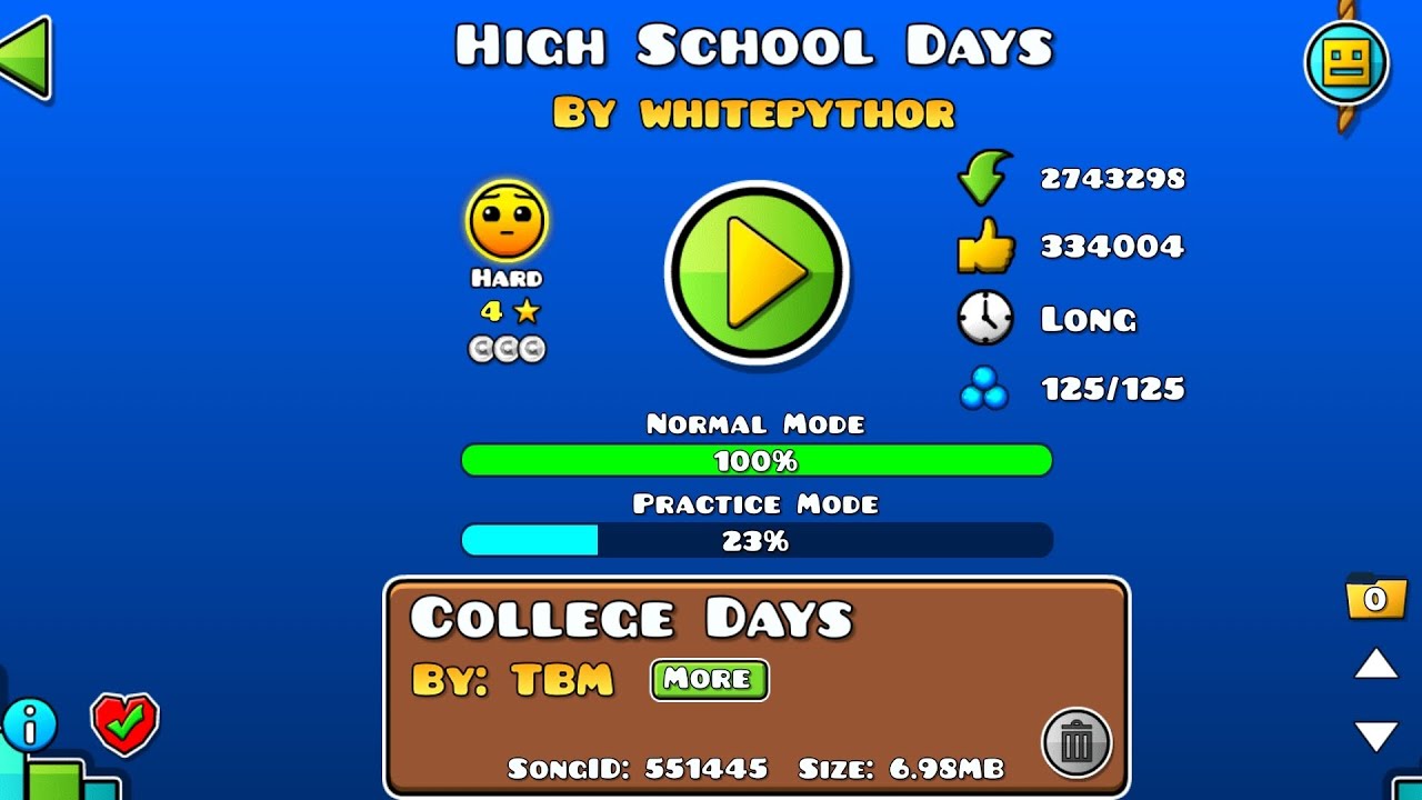 High School Days 100% Walkthrough No Loses - YouTube