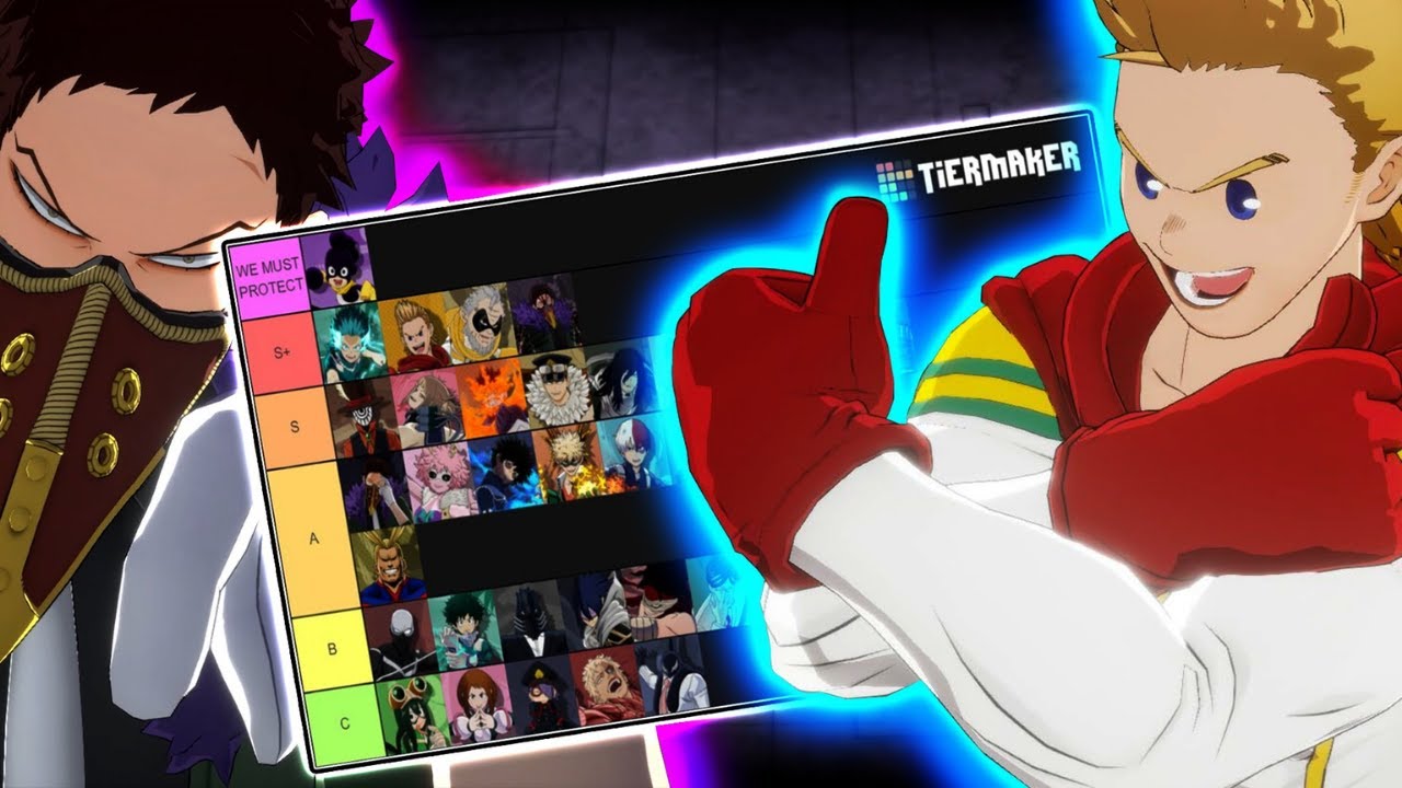 My Hero One's Justice 2 - Ranking The BEST Main Characters (Tier List ...