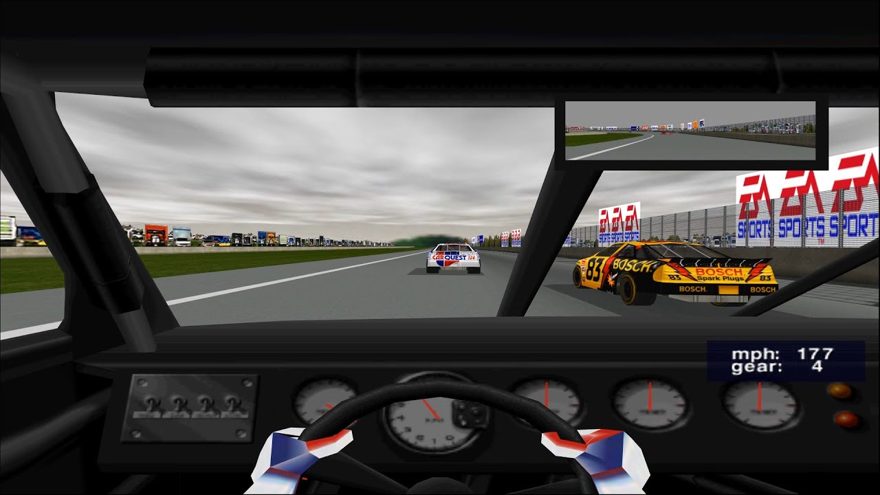 NASCAR Revolution SE in Hi-res Race6 - YouTube