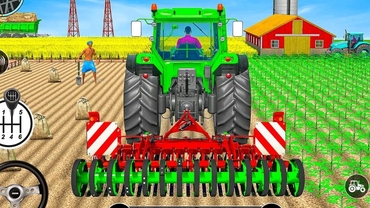 Real Indian Tractor Farming Simulator - Grand Tractor Driving ...