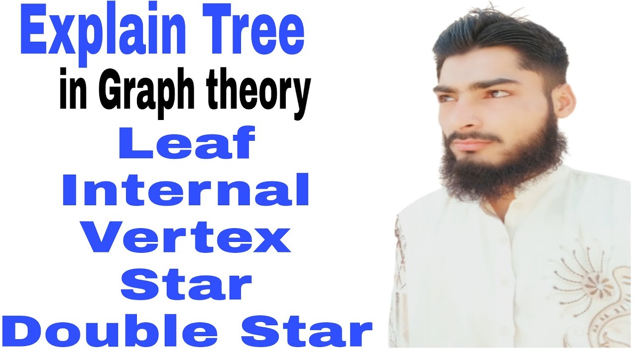 Explain Tree, leaf,Internal Vertex,Branch Star, Double Star, Cater ...