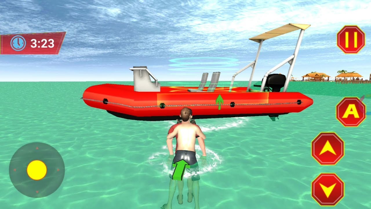 Lifeguard Beach rescue Training (by 4wheelgames) Android Gameplay ...