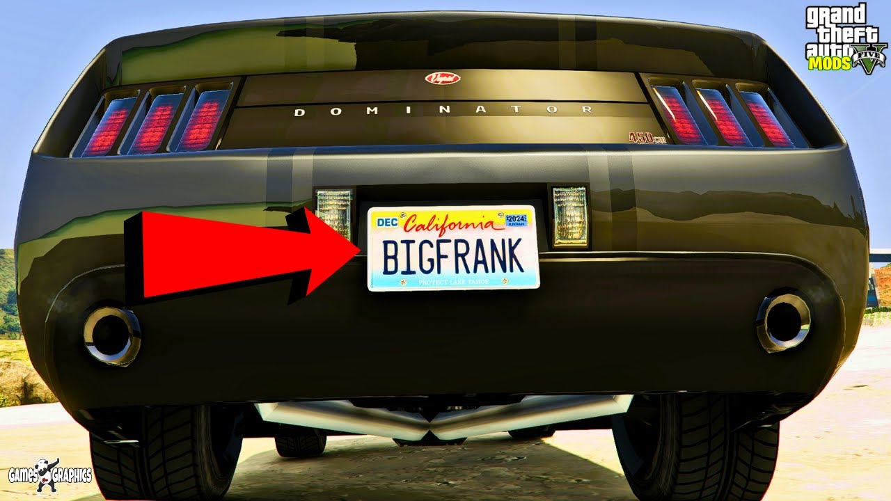 How to Install High Quality California License Plates (2023) GTA 5 MODS ...