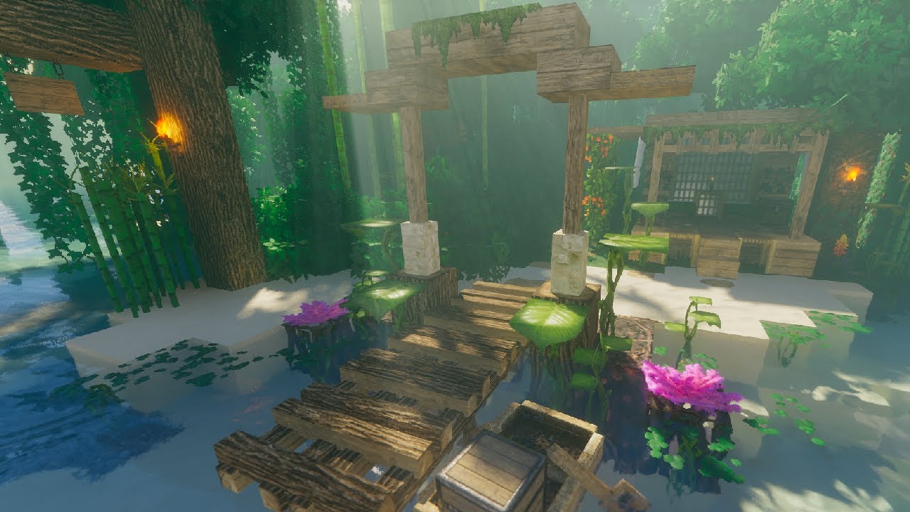 Realistic Minecraft Jungle Dock: A simple creative build to try ...