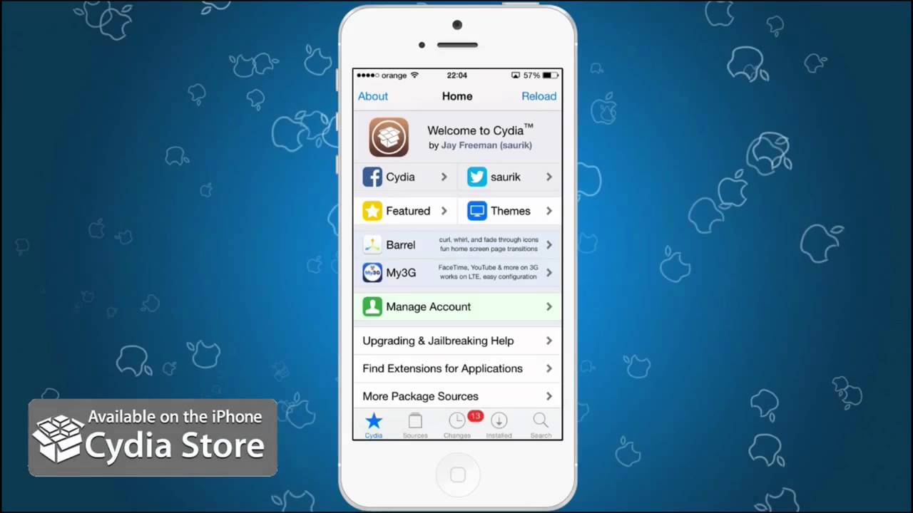 Cydia upgraded to recently v1.1.17 - YouTube