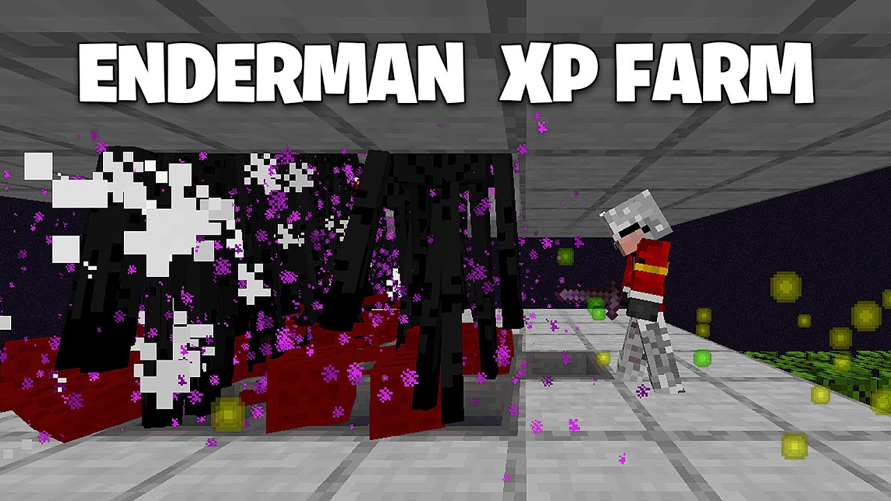 EASIEST ENDERMAN XP FARM - Bedrock & Java - YouTube