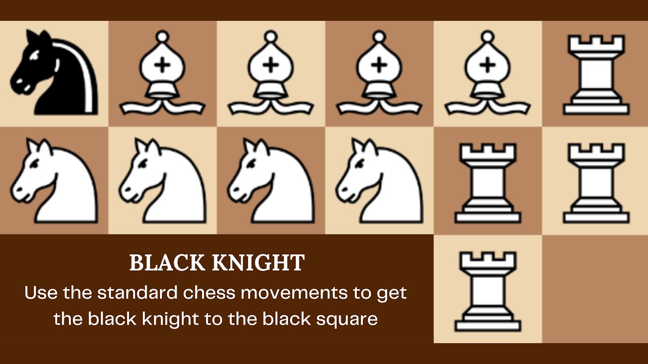 The Black Knight Puzzle | Complete Solution in just 1 minute - YouTube
