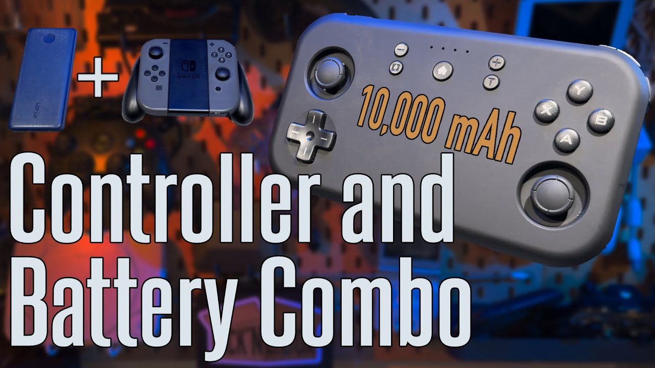 Joy-cons + 10,000mAh Battery Pack - YouTube