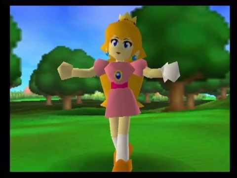 Mario Golf (N64) Get Character Mode - Peach VS. Luigi - YouTube