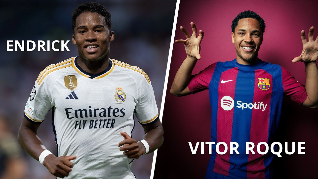Endrick vs. Vitor Roque Brazilian Wonderkids | 2024 HD - YouTube