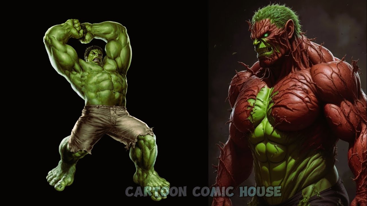 CARNAGE but All SUPERHERO Version Amazing 🤩 #ai #marvel #cartoon - YouTube