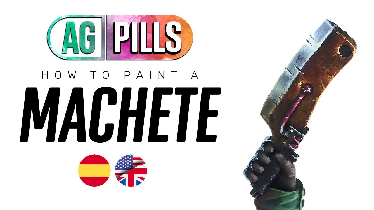 💥 How to paint MACHETE " NMM & Weathering" 🤯 / 💥 Como Pintar un MACHETE ...