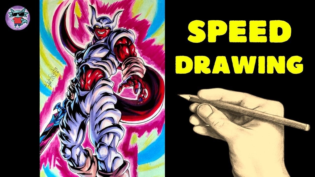 SPEED DRAWING JANEMBA | DRAGON BALL LEGENDS - YouTube