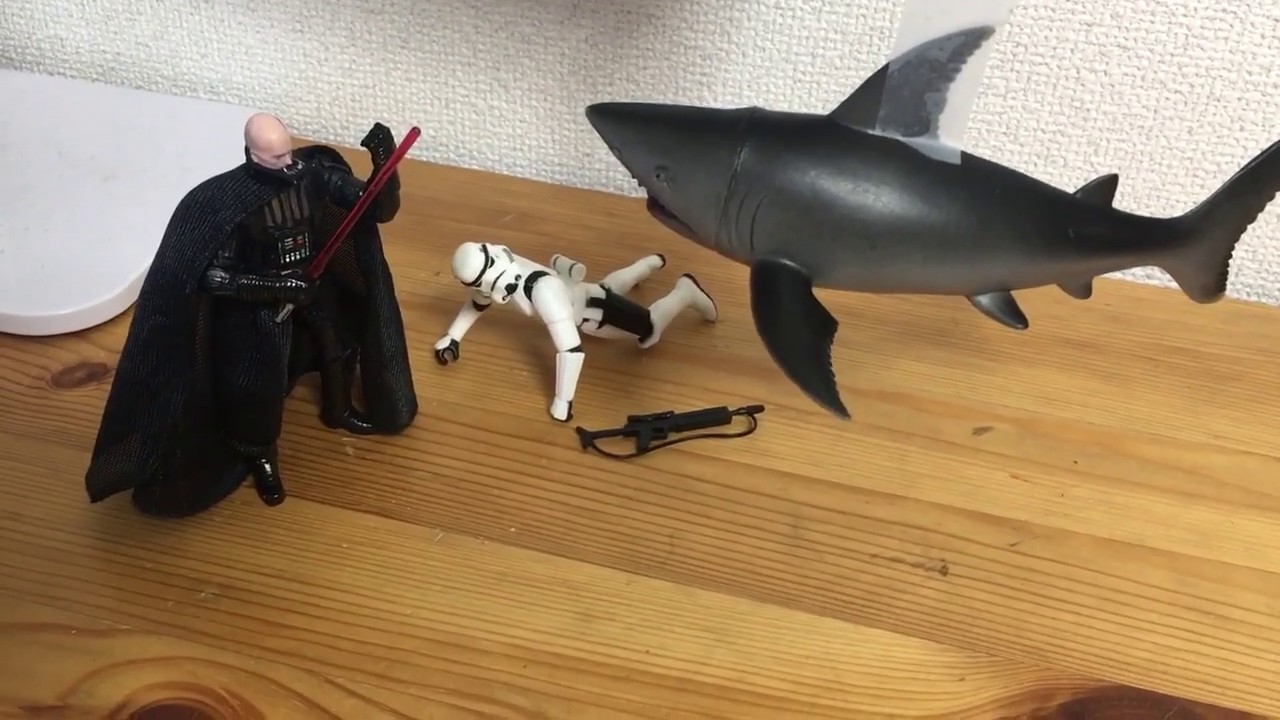 Sharknado VS Darth Vader EPIC fight - YouTube