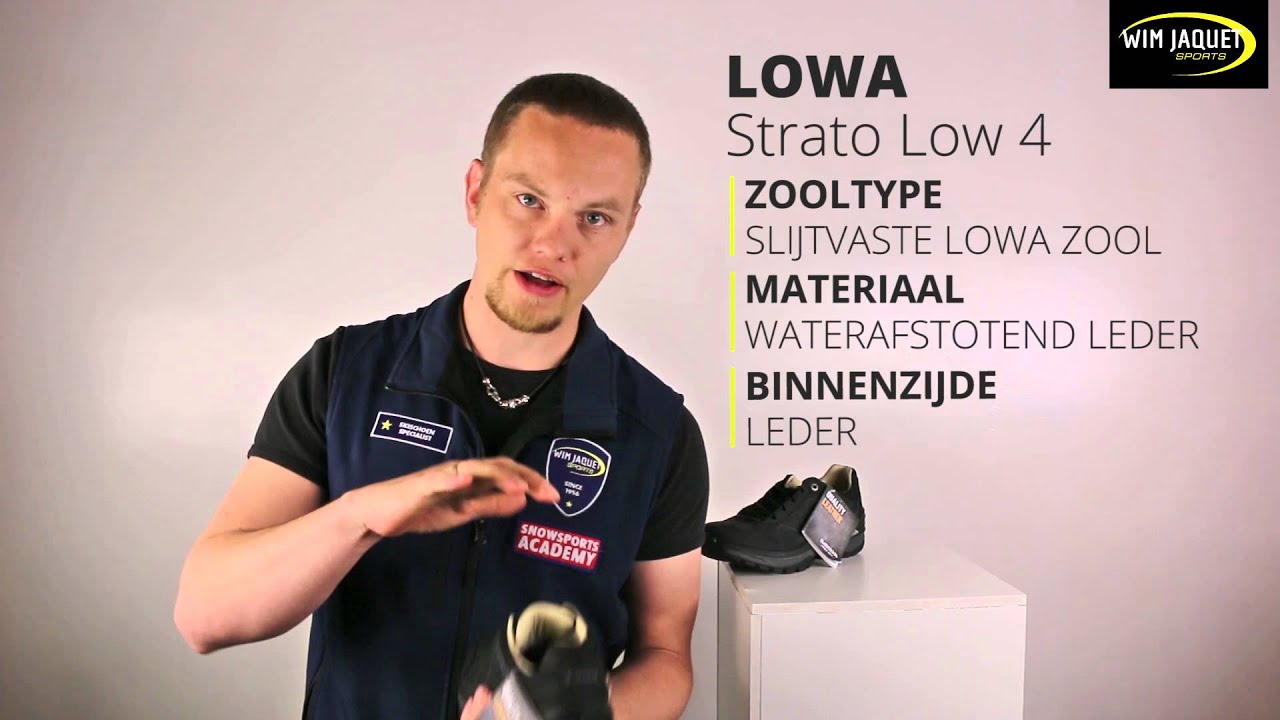 LOWA Strato Low 4 Product Video - YouTube