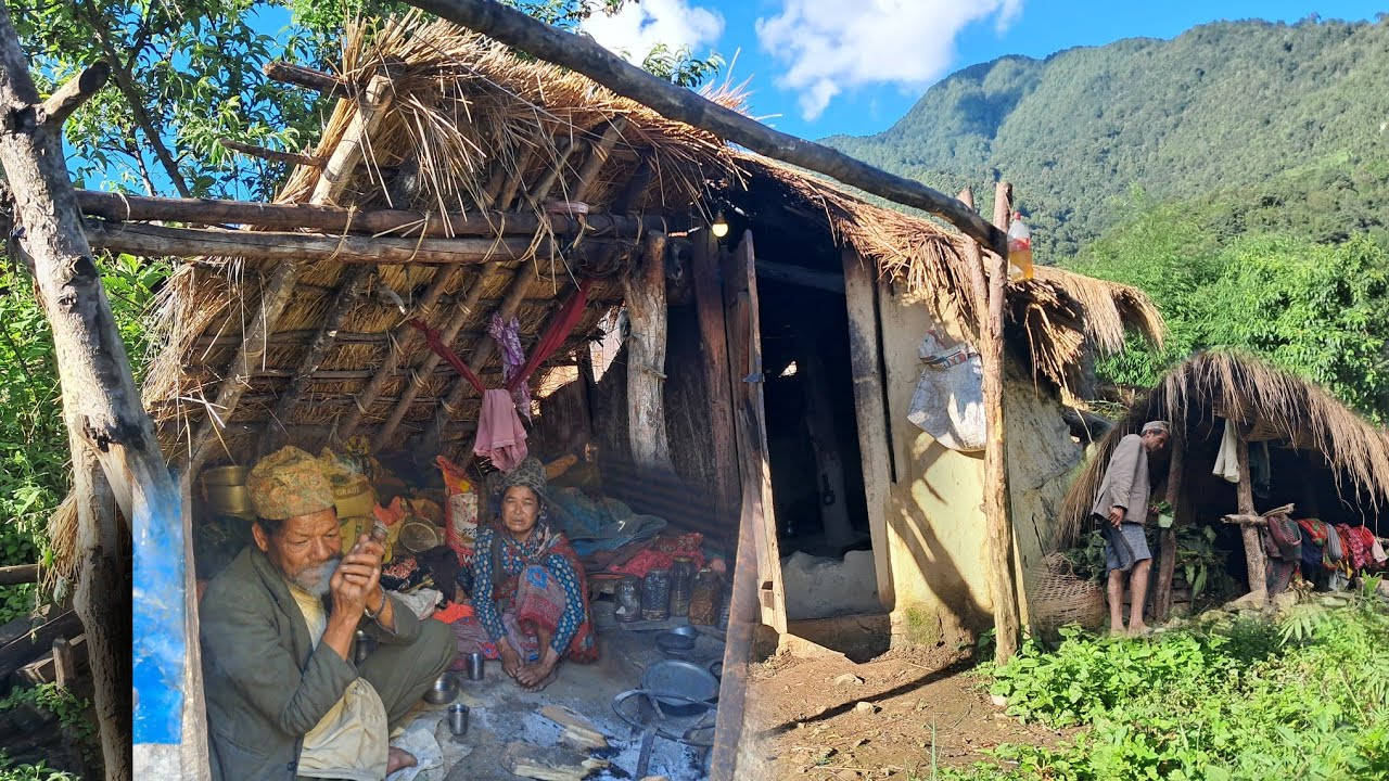 Heavy rain fall day in nepali mountain village | Nepal 🇳🇵 | - YouTube