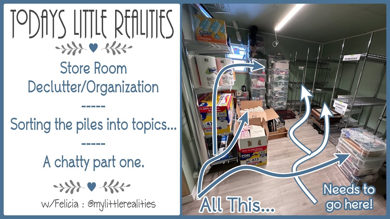 Store Room Declutter, Sort, and Organize | Part 1 | My Little Realities ...