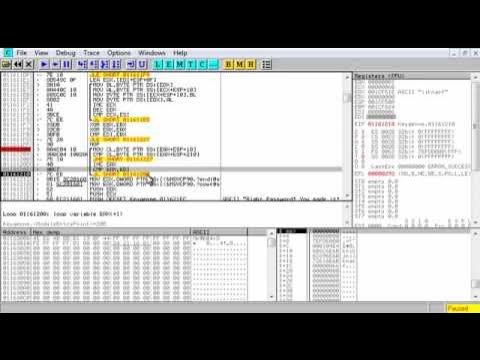 How to Crack a program using OllyDbg - YouTube
