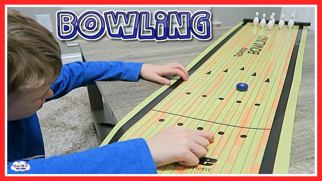 Mini BOWLING Elite Table Top Game Review - YouTube