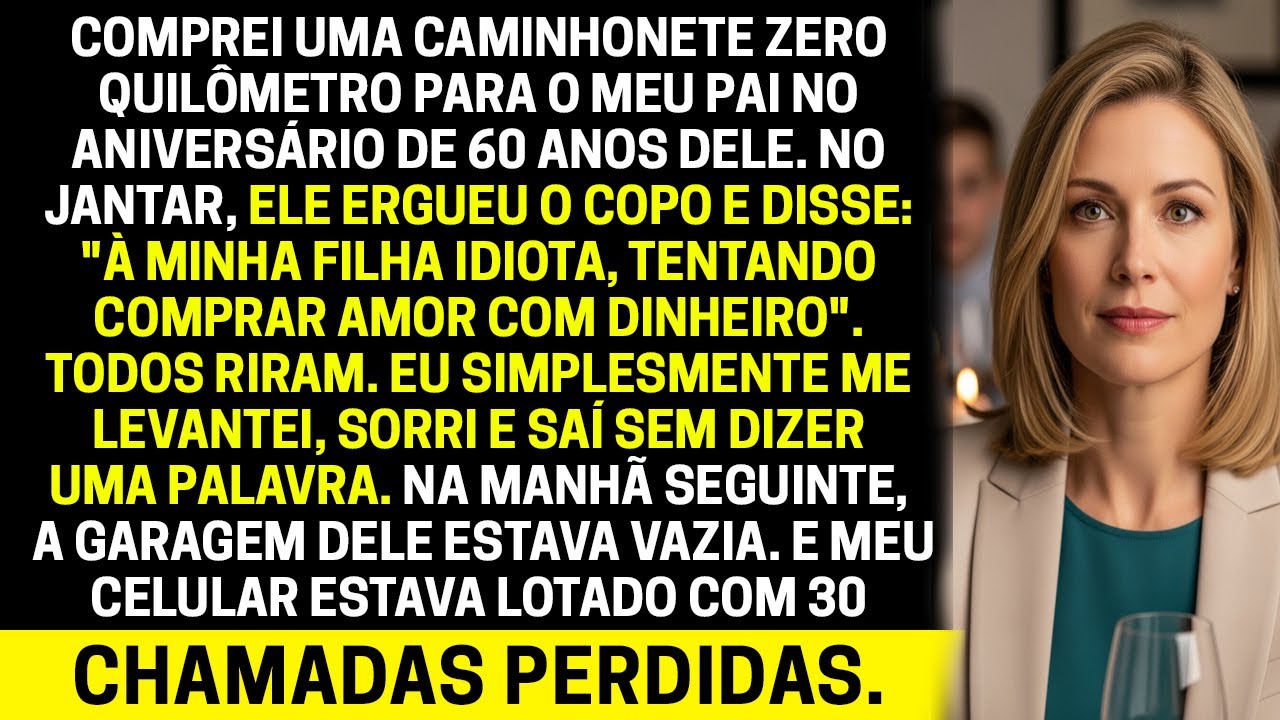 Achei que o presente do meu pai o faria sorrir — mas o que ele disse no ...