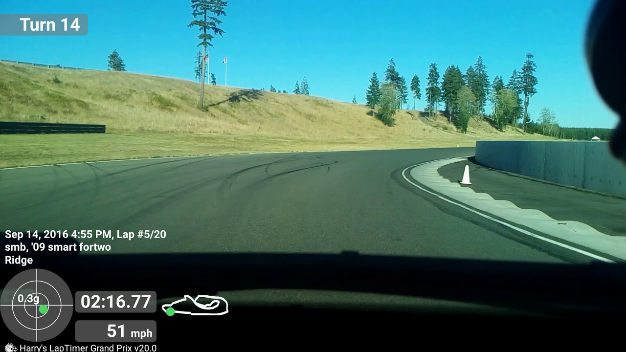 smart fortwo racing goes a little off road - YouTube