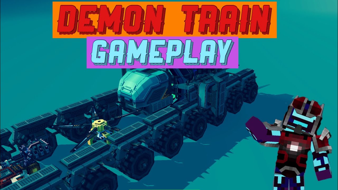“NEW” Demon Train | Gameplay | Blocky Cars Online - YouTube