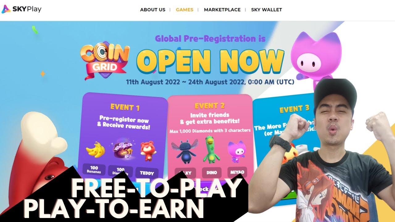 Coin Grid Napaka Cool na Free to Play Play to Earn Game (Review/NFT ...