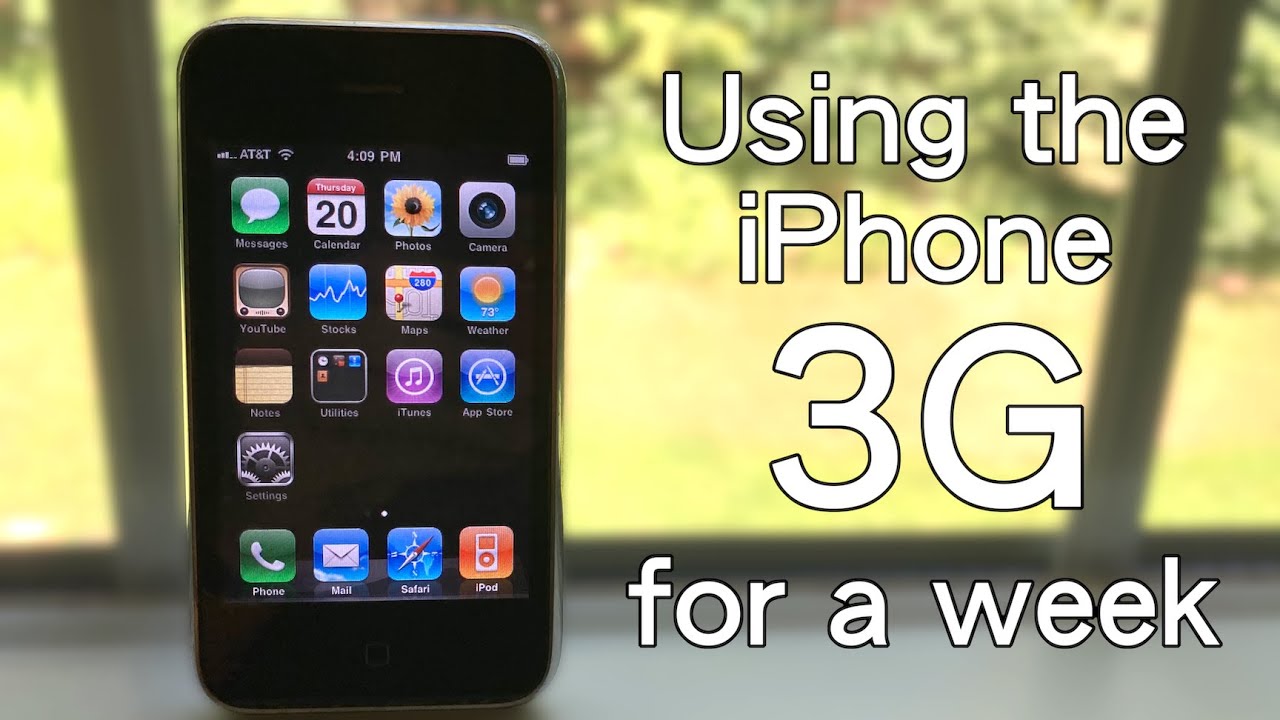 Using the iPhone 3G for a Week | Not a Horrible Experience - YouTube