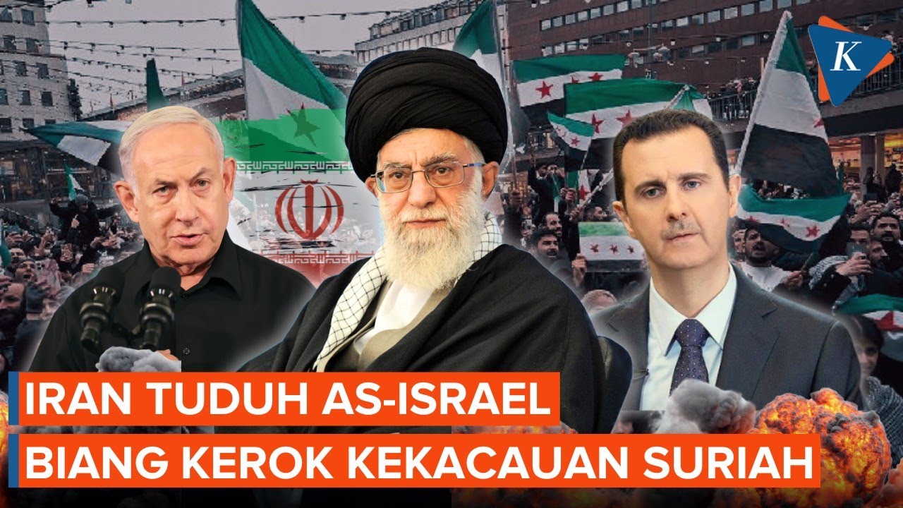 Khamenei Tuduh AS dan Israel Biang Kerok Kekacauan di Suriah - YouTube
