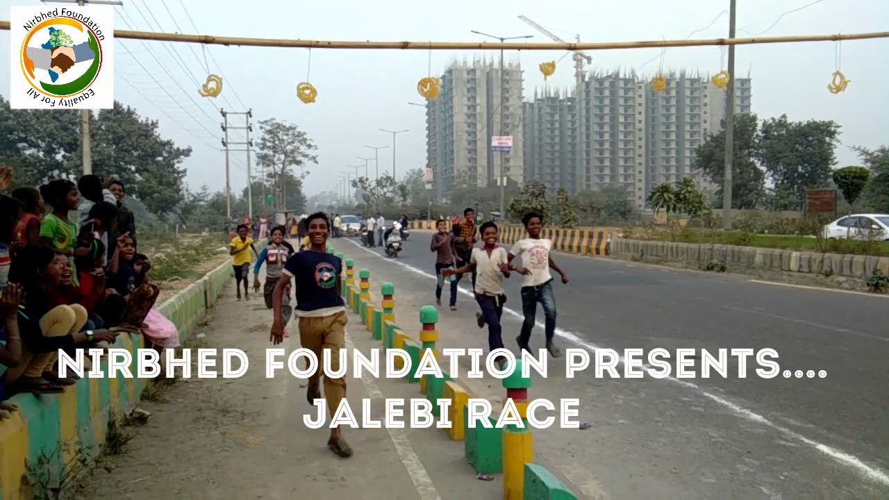 Nirbhed Foundation- Jalebi Race| Children's Day Celebration - YouTube
