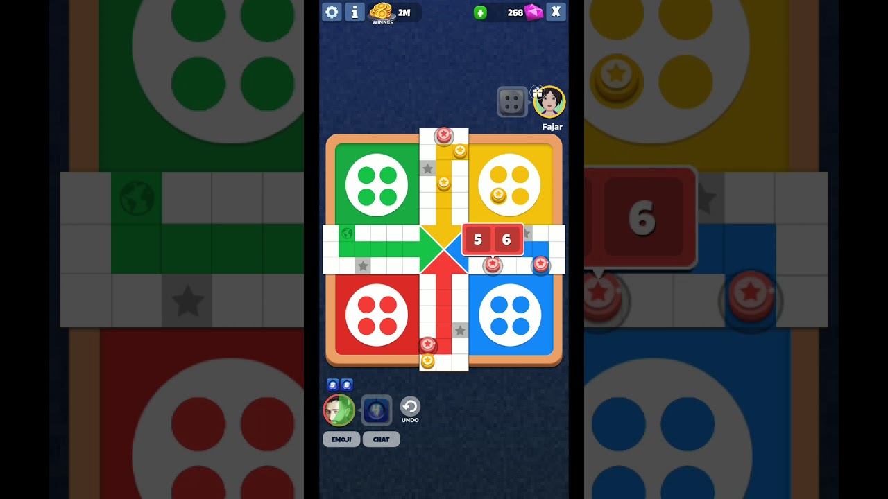 Won 2 m Ludo coin in Ludo Star - YouTube