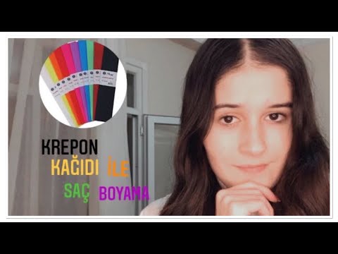 Krepon Kapıdı İle Saçlarımı Boyuyorum