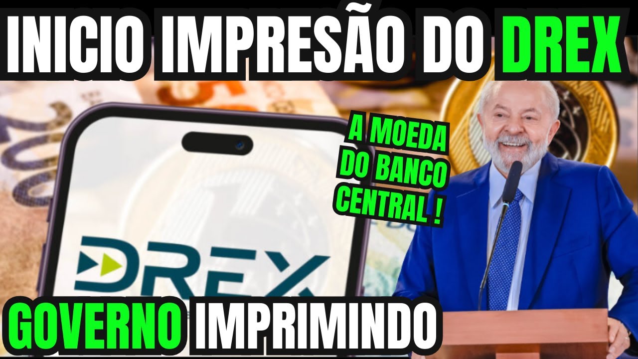 INICIO DA EMISSÃO DE DREX LOGO CHEGAR PARA TODOS OS BRASILEIROS - YouTube