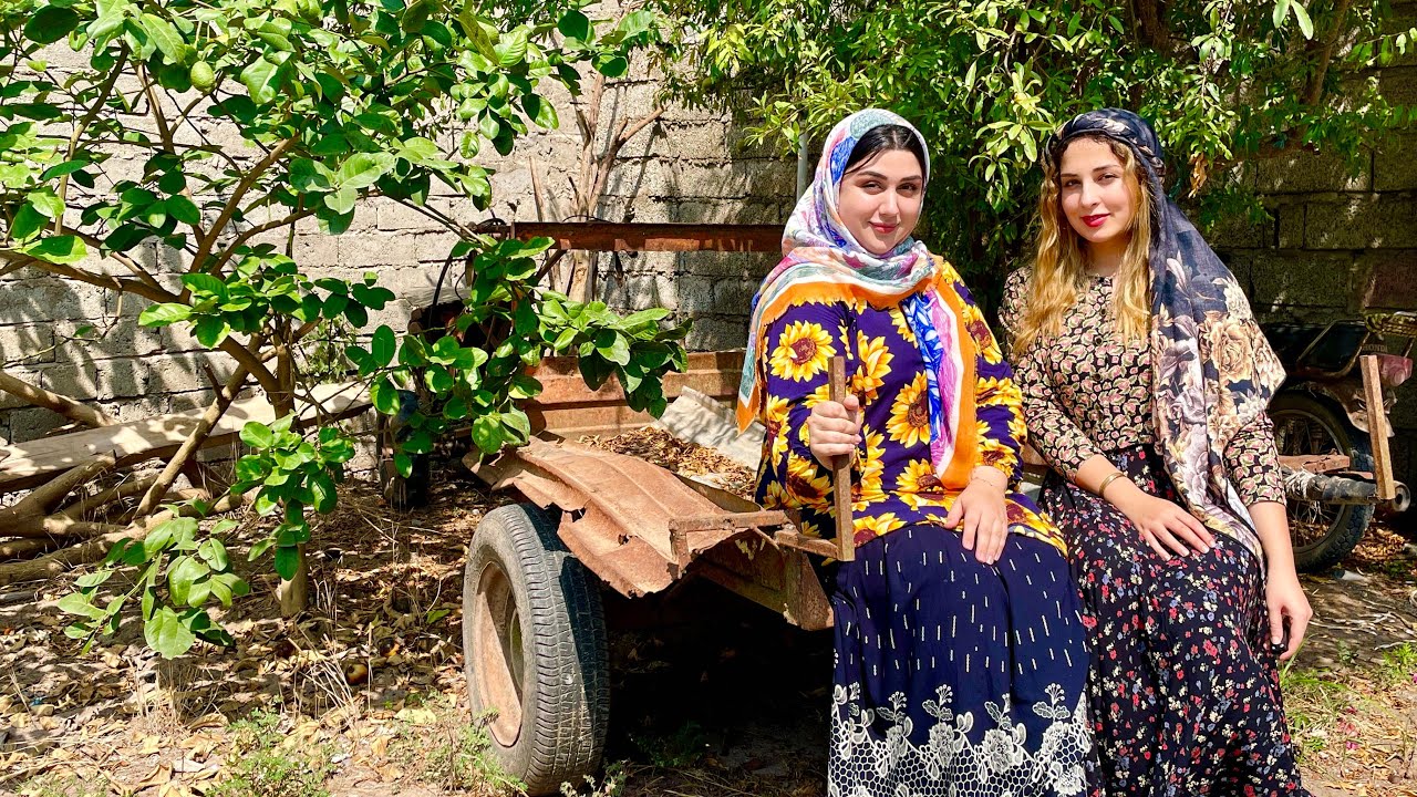 Rural life IRAN | Daily Routine of Iranian Girls | Traditional Iranian ...