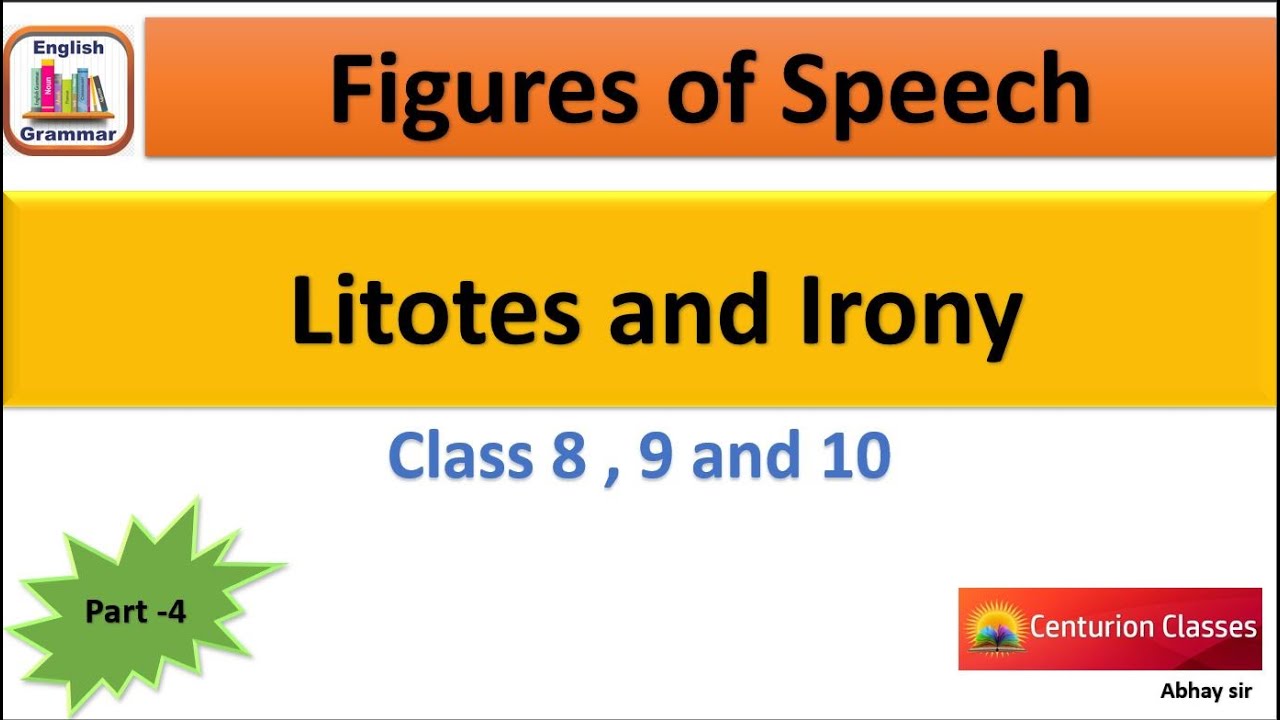 LITOTES AND IRONY | Figures of Speech - YouTube